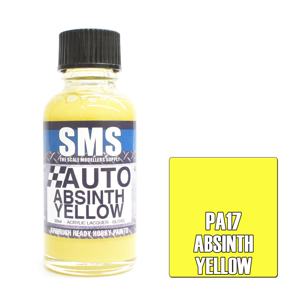 SMS Paint - Auto Colour ABSINTH YELLOW 30ml for Airbrushing – Dungeon Labs