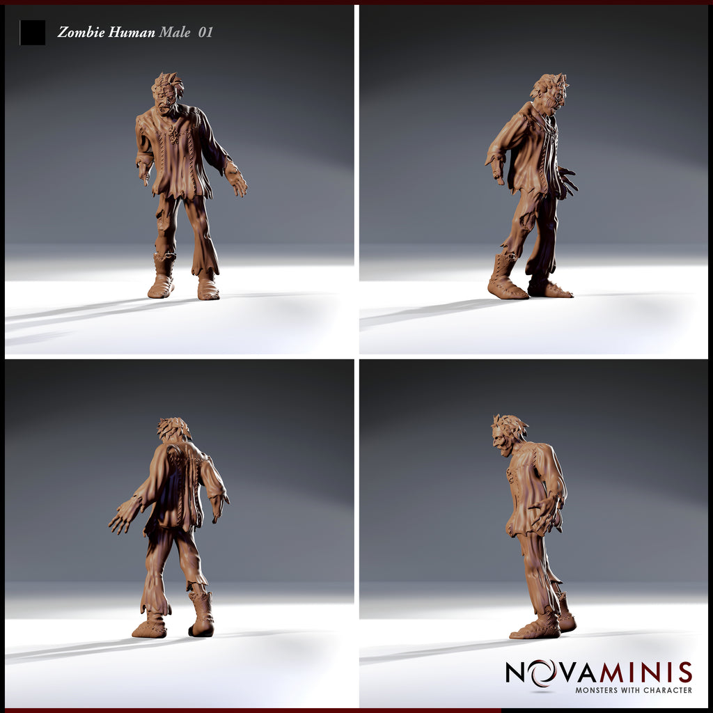 Zombie Human Male – Dungeon Labs