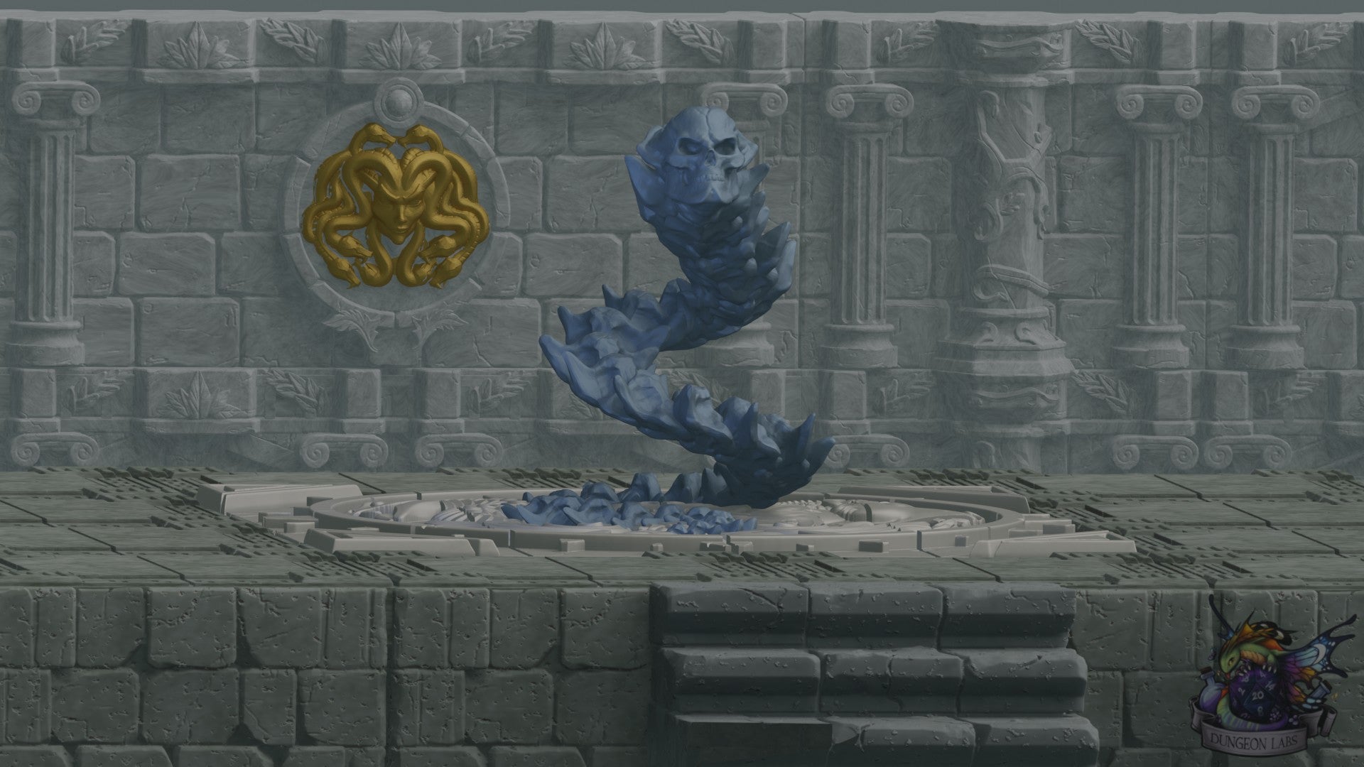 Bone Naga Miniature | Rocket Pig Games | D&D Figures – Dungeon Labs